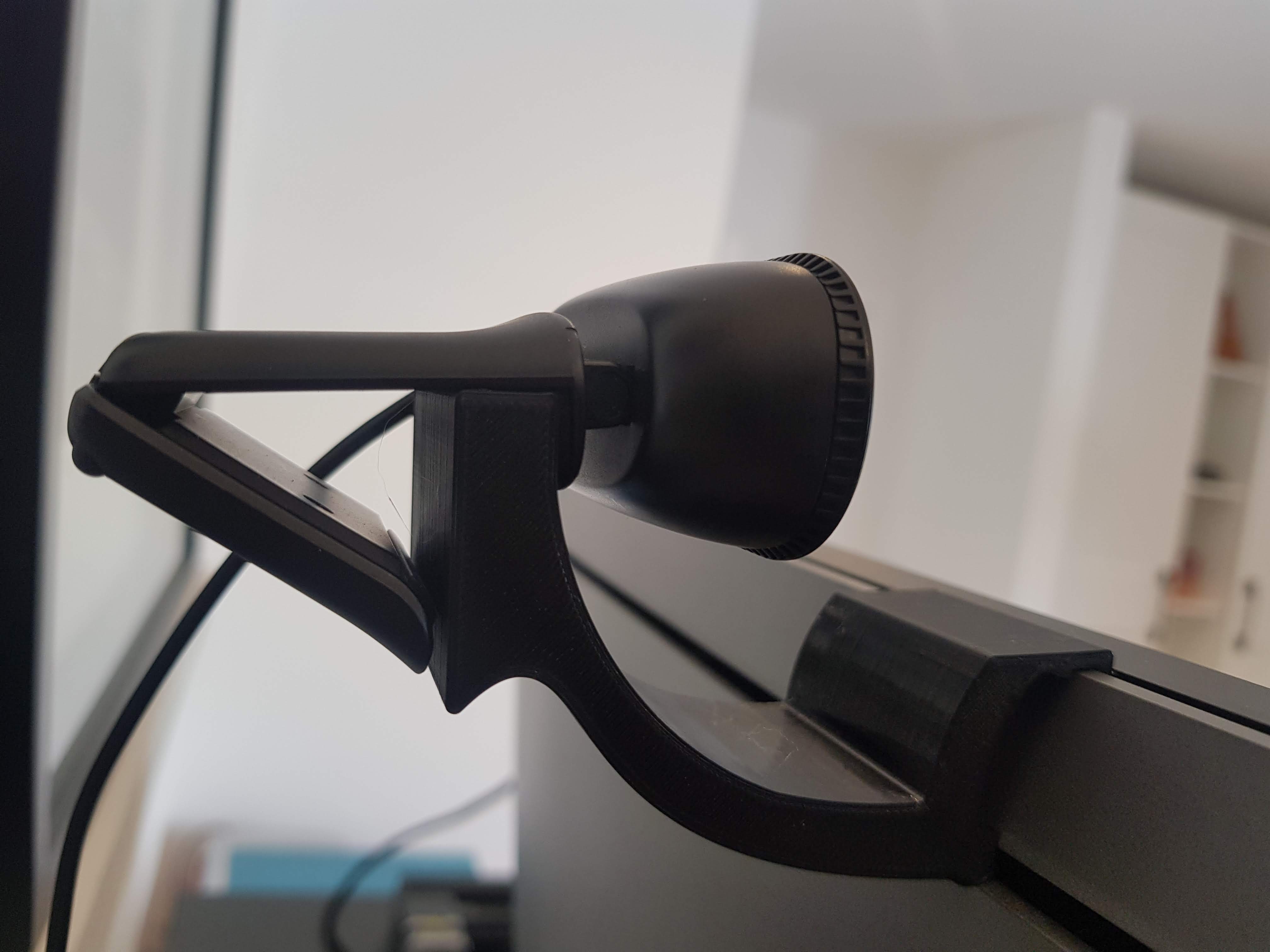 Web cam mount for monitor by Boer13 | Download free STL model ...