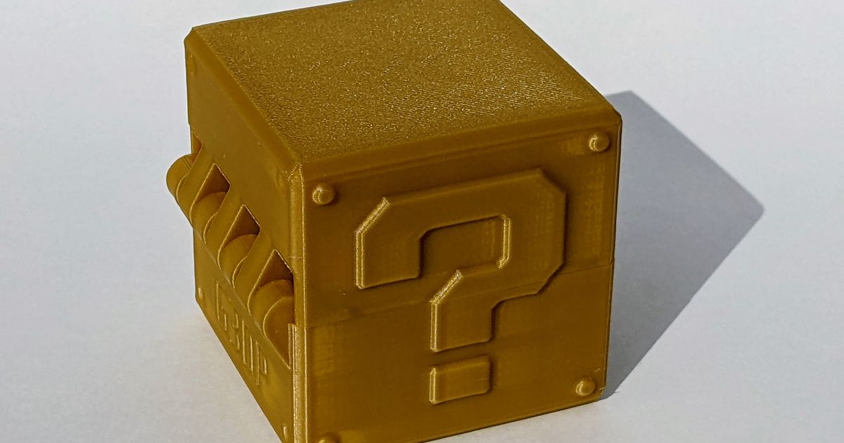 Print In Place Mario Coin Block Container by Grandpa 3DPrints ...