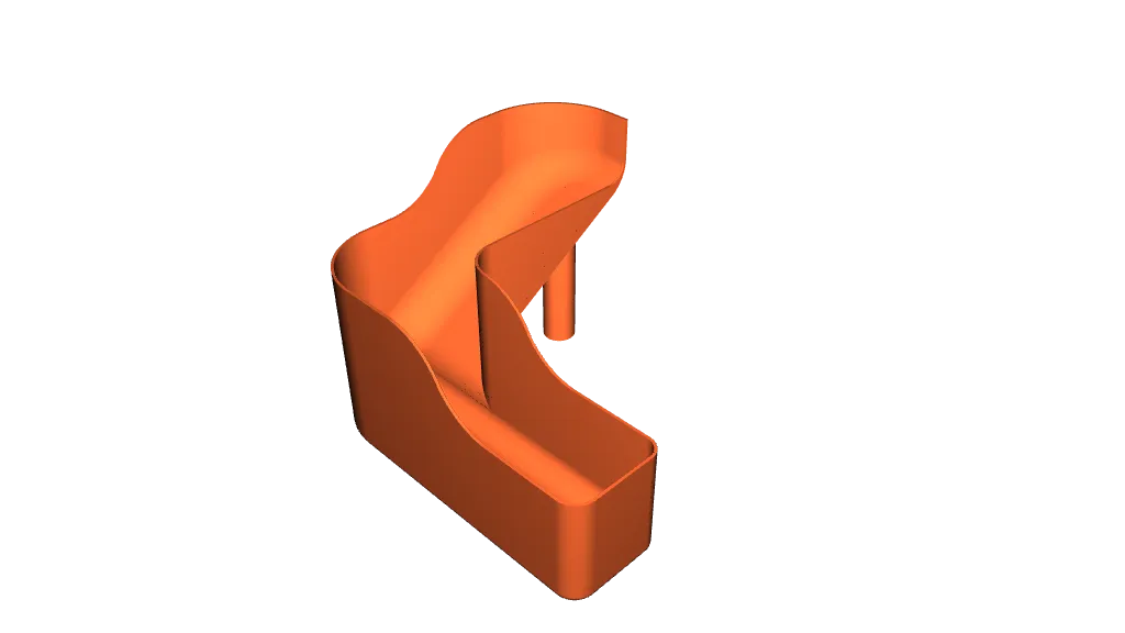 2mm wall Bambu Lab - Filament Poop Chute - X1, X1C and P1P, P1S by Ben | Download free STL model ...