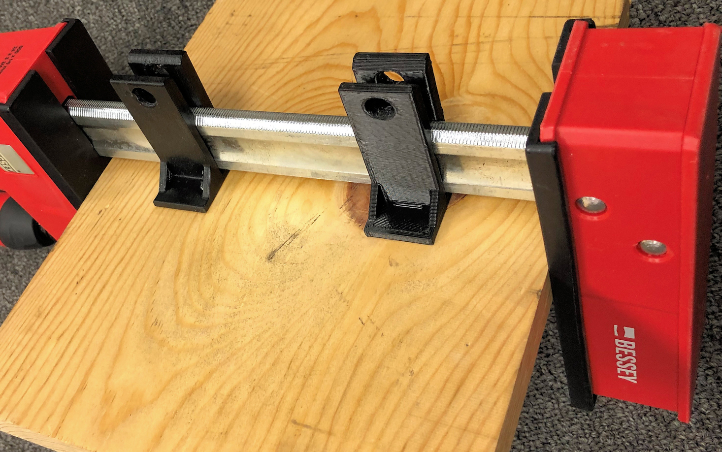 Clamp Supports for Bessey bar clamps by nealbert | Download free STL ... Clamp Supports for Bessey bar clamps by nealbert | Download free STL ...