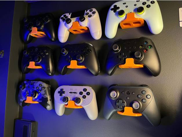 Universal Game Controller Wall Mount Stand by Toast | Download free STL ...