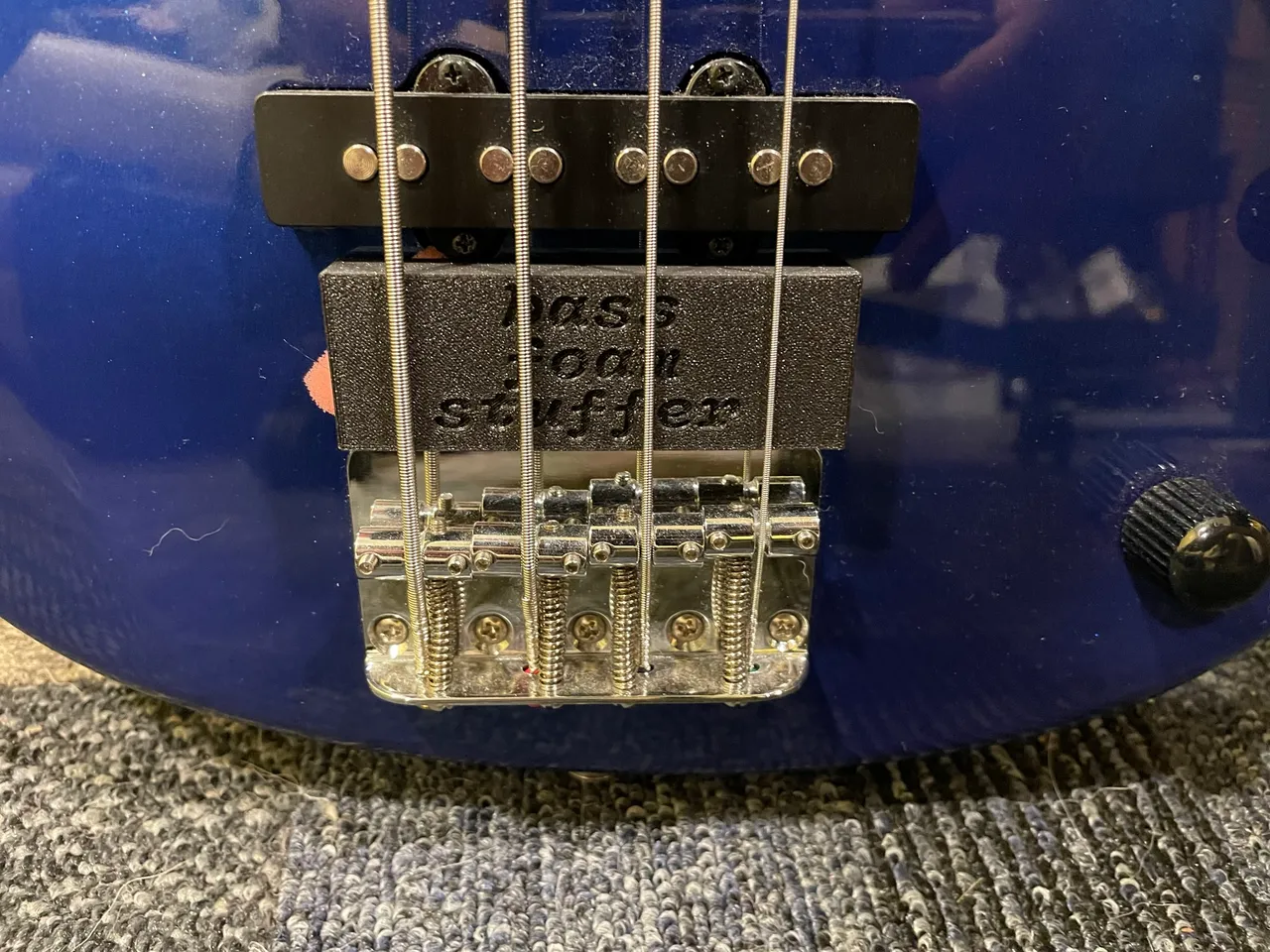 Bass Guitar Bridge Foam Helper by pkeefe36 | Download free STL model ...