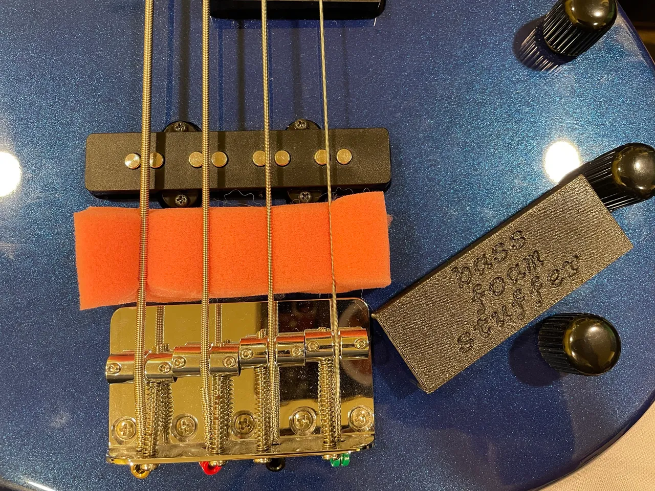Bass Guitar Bridge Foam Helper by pkeefe36 | Download free STL model ...