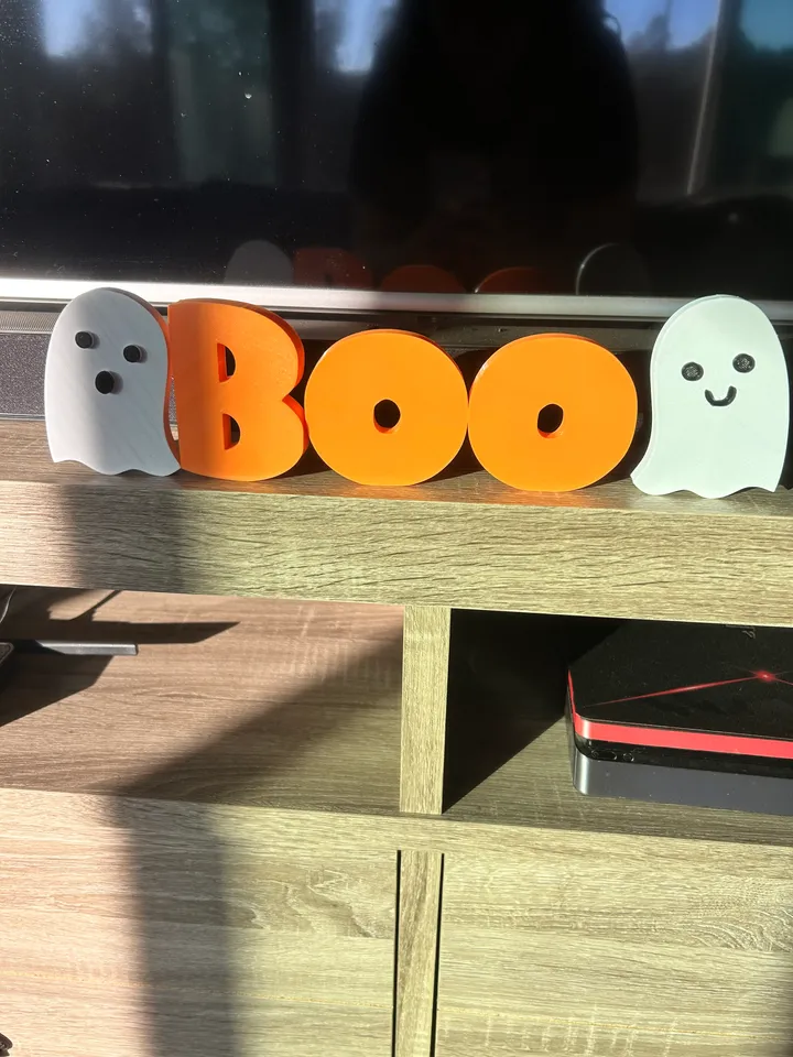 Boo Letter Decor by Staceyluvs3d | Download free STL model | Printables.com