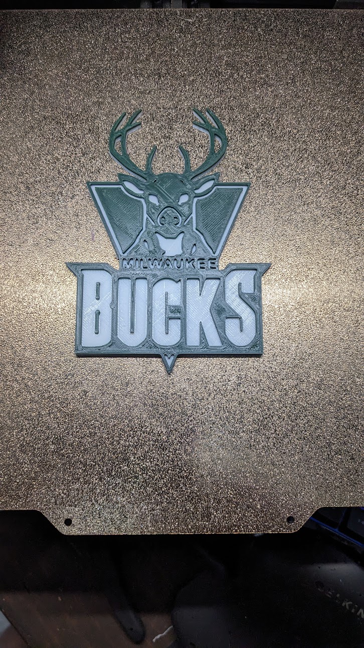 Milwaukee Bucks Logo by Mugwit | Download free STL model | Printables.com