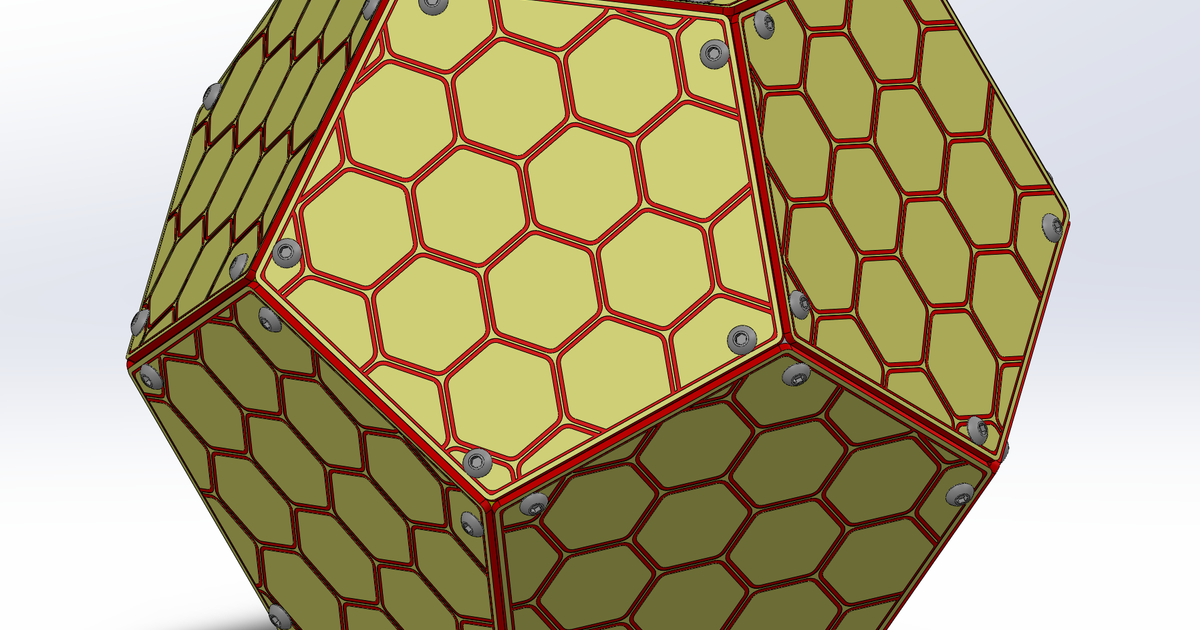 PCB Dodecahedron by Kimkash | Download free STL model | Printables.com