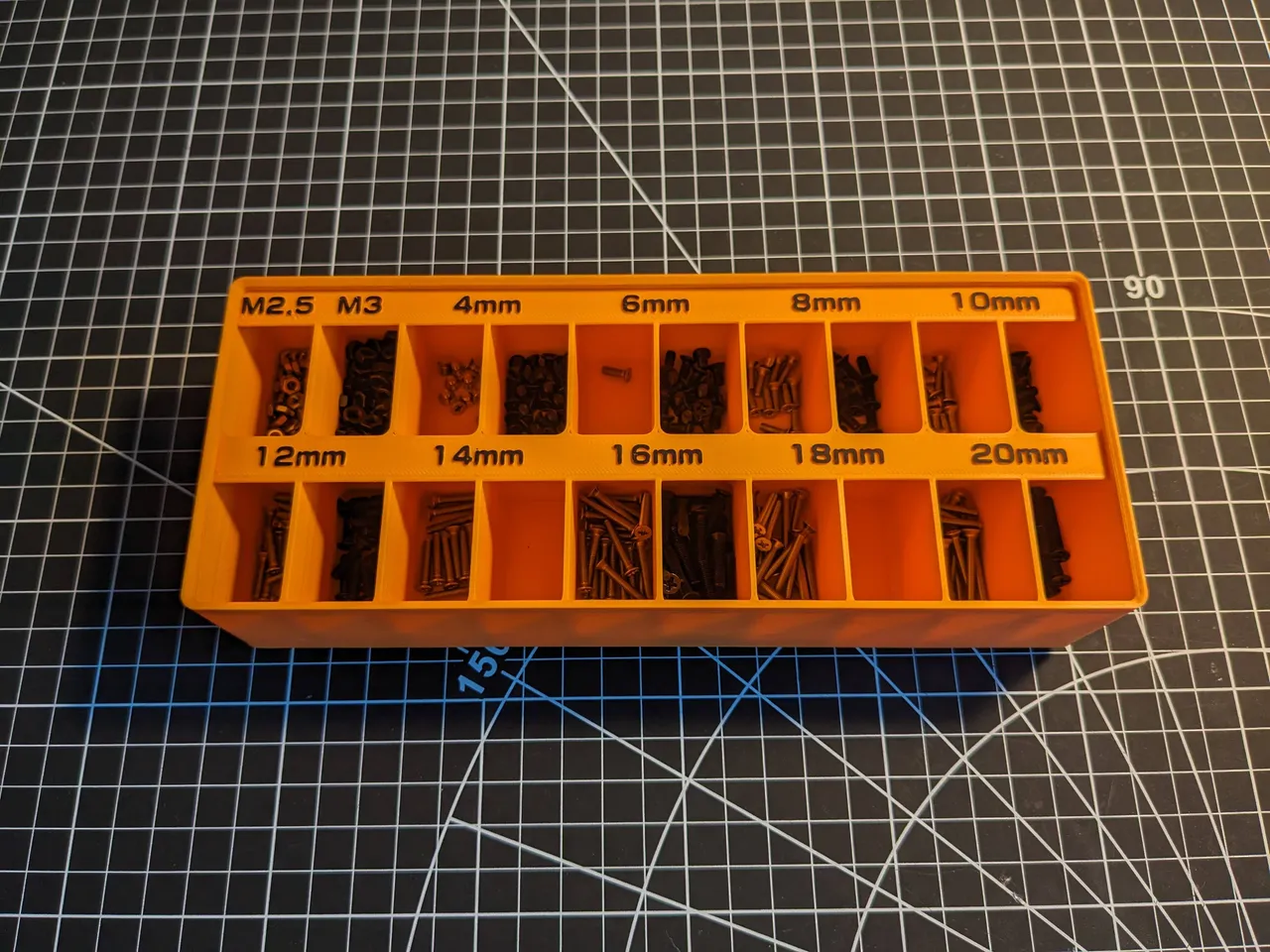 Gridfinity M3, M2.5 Containers by Aaron Chambers | Download free STL ...