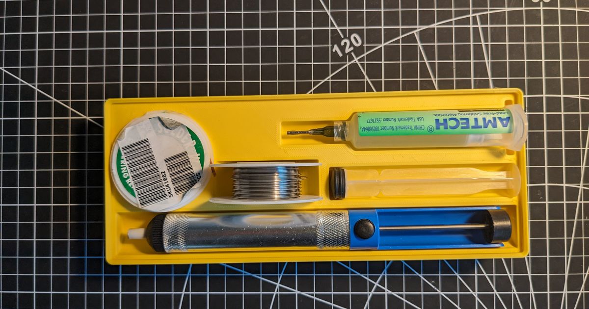 Gridfinity Solder Items Container by Aaron Chambers | Download free STL ...