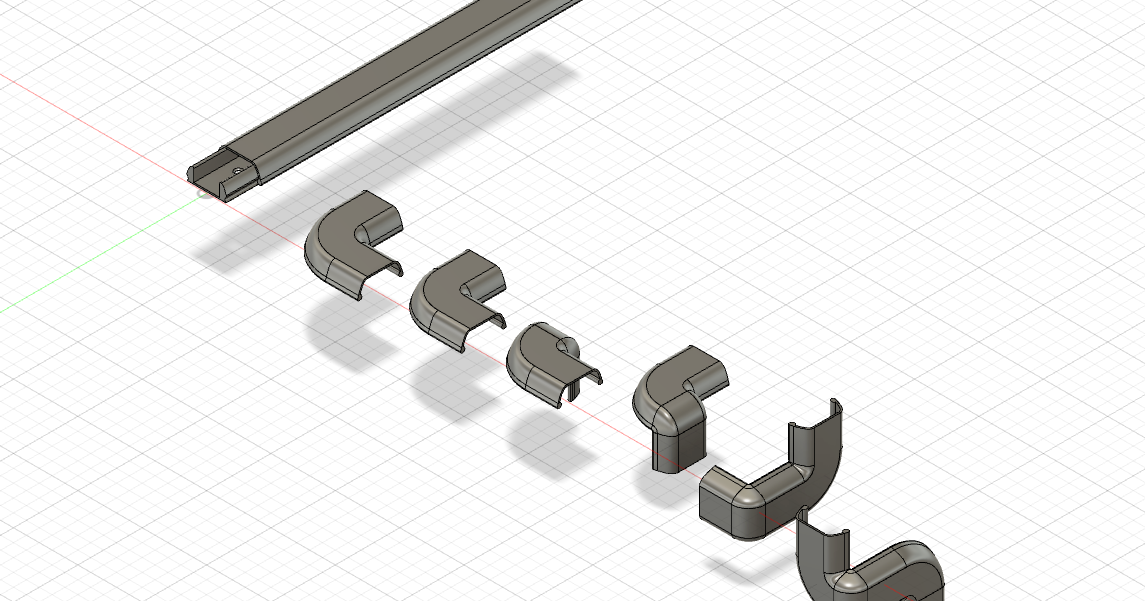 Cable Channel / Duct with different corners by tokyo2ooo | Download ...