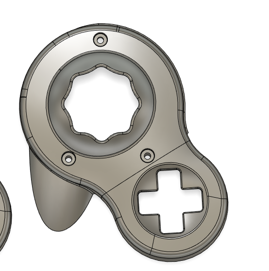 FDM GCC shell swappable gate standard octagon by Bibben | Download free ...