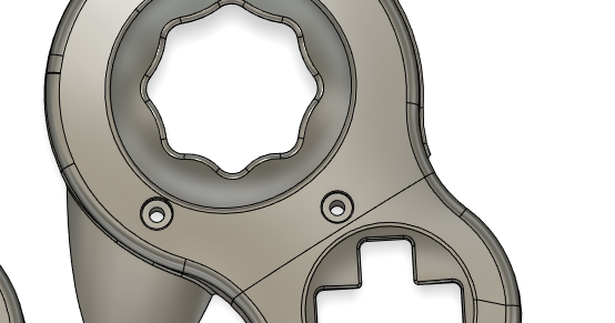 FDM GCC shell swappable gate standard octagon by Bibben | Download free ...