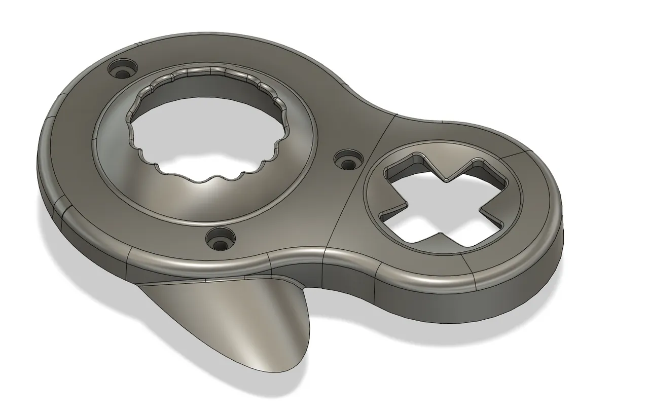 FDM shell swappable gate notched by Bibben | Download free STL model ...