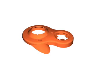 FDM shell swappable gate notched by Bibben | Download free STL model ...
