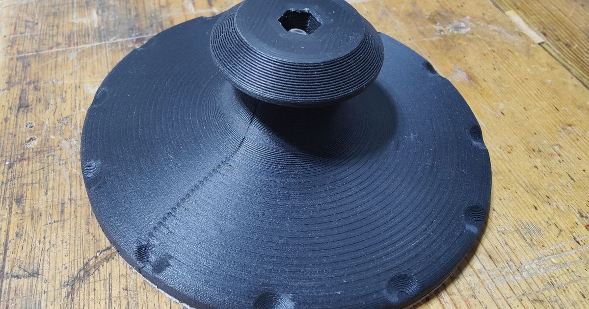 Hand Sander For 125mm Discs by DoomMeister | Download free STL model ...