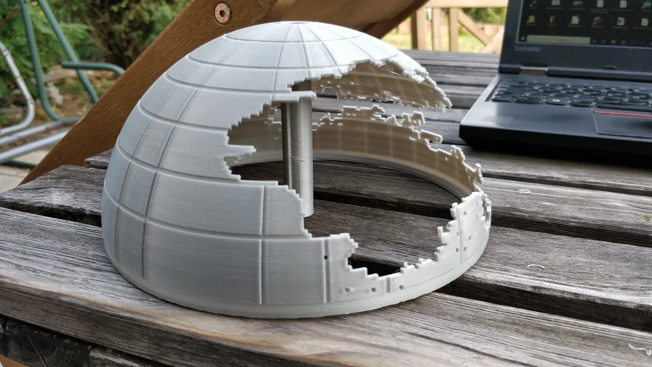 Death Star illuminated - Mood (lamp) Death Star by pstimpel | Download ...