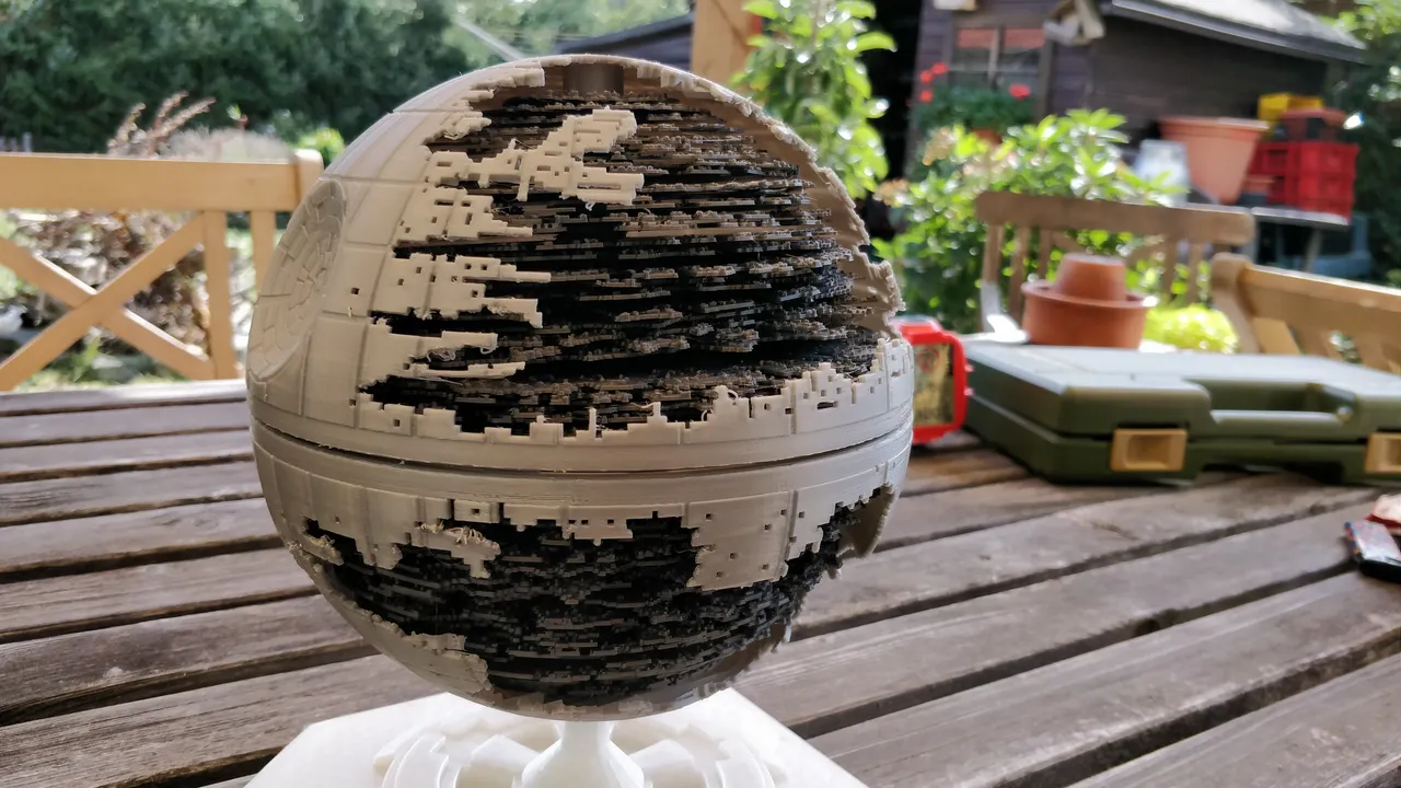 Death Star illuminated - Mood (lamp) Death Star by pstimpel | Download ...