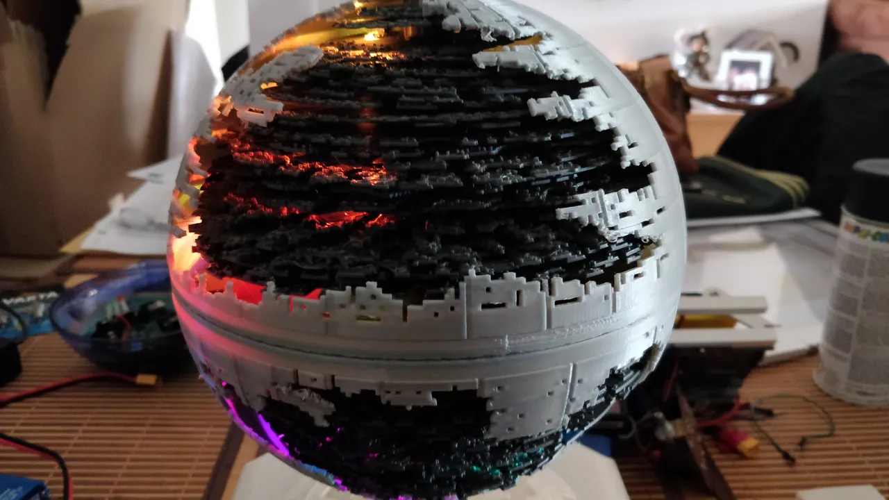 Death Star illuminated - Mood (lamp) Death Star by pstimpel | Download ...