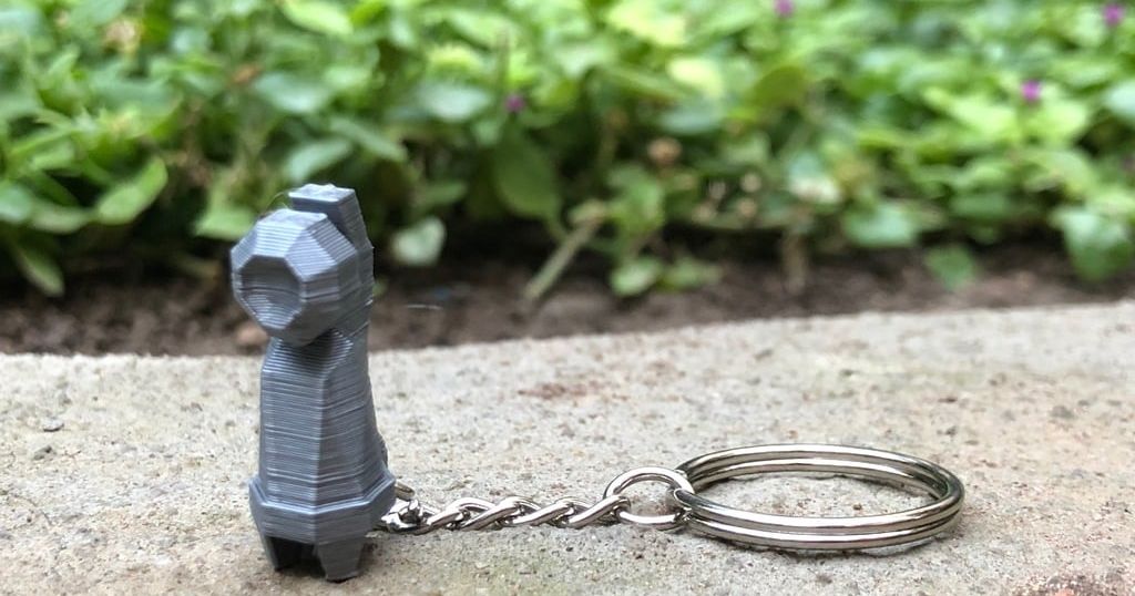 Low Poly Beldum Keychain by capitangolo | Download free STL model ...