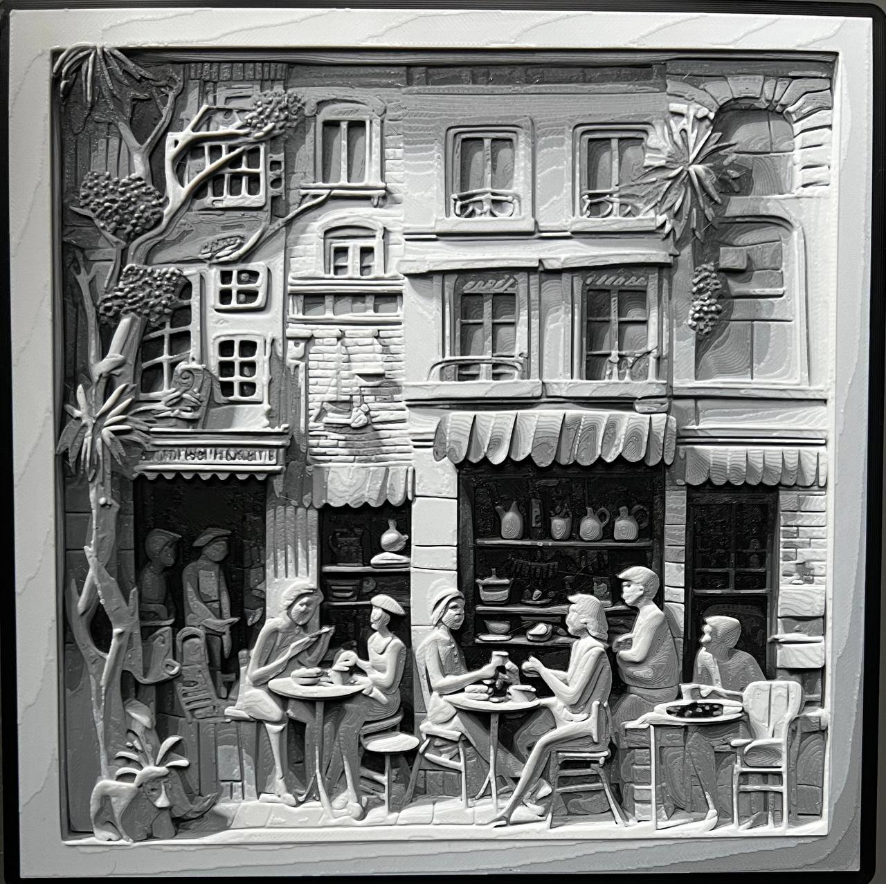 CoffeeShop in the frame by Don Matis | Download free STL model ...