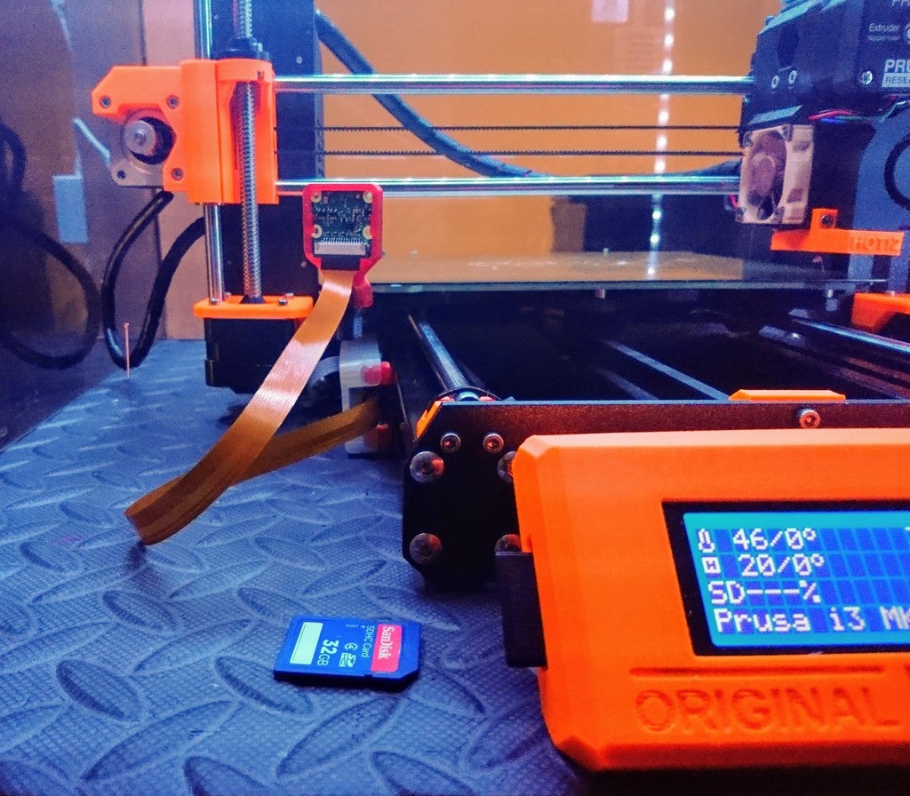 Raspberry PI Zero W and camera v2 Mount for Original Prusa MK3 by AAME ...