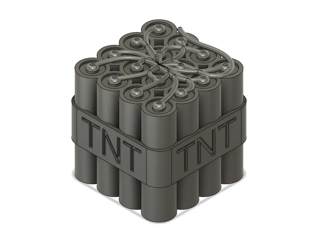 Minecraft TNT by DaTTcz | Download free STL model | Printables.com