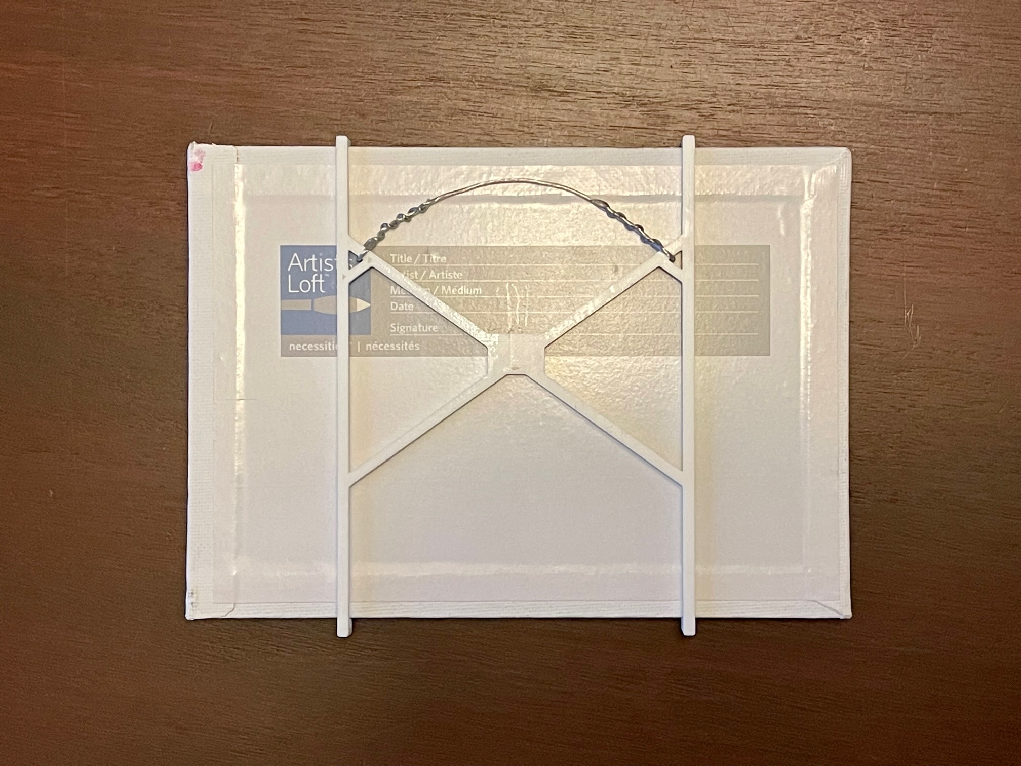 Canvas Panel Hanger for Art by Real 3D Prints | Download free STL model ...