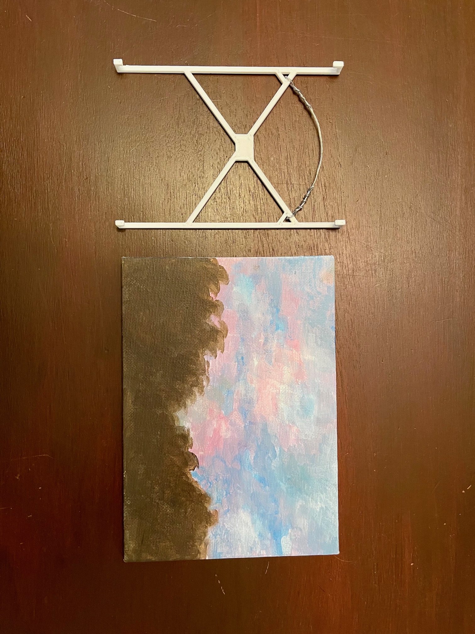 Canvas Panel Hanger for Art by Real 3D Prints | Download free STL model ...