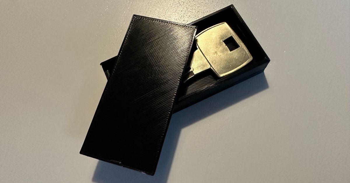 Larger Magnetic Key Box by Fozi | Download free STL model | Printables.com