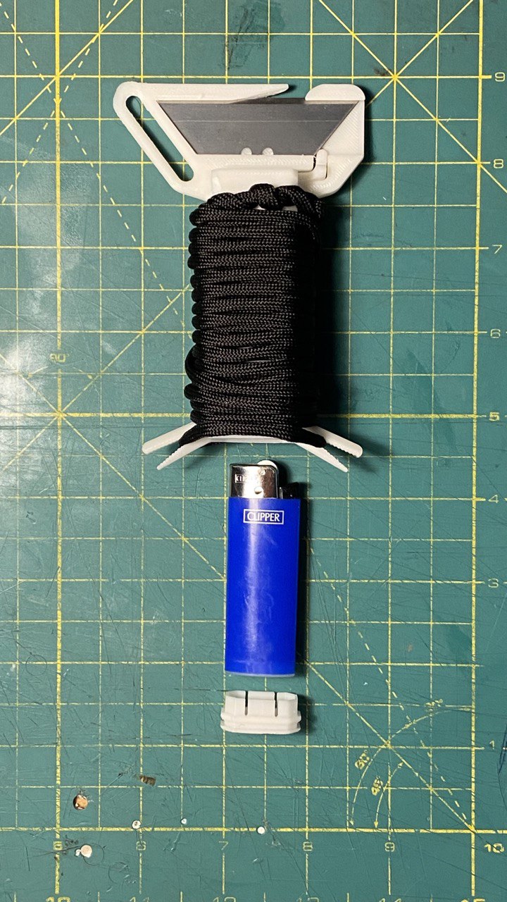 Ultimate Cord Spool ( with Utility cutter and Lighter compartment ) by ...