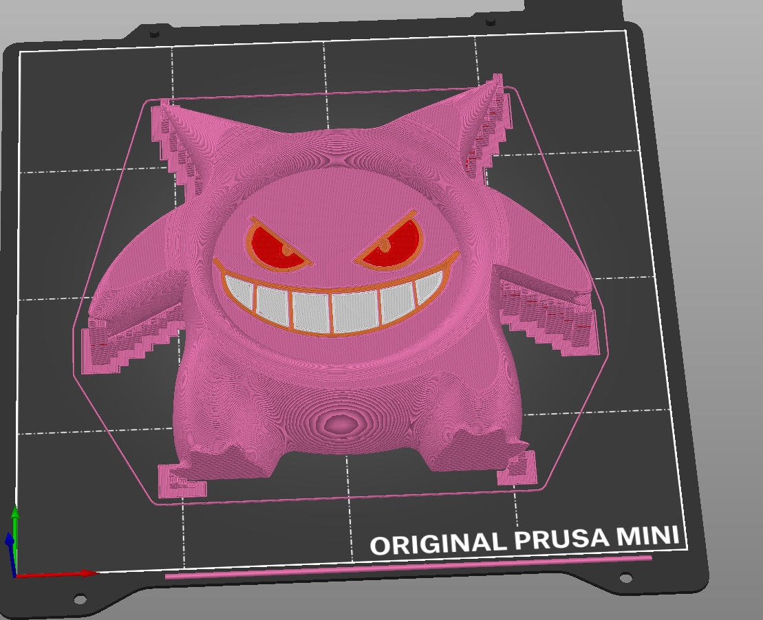 Crushed Gengar Coaster by MonkeyMK | Download free STL model ...