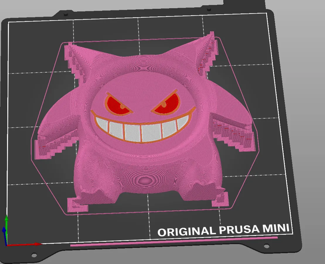 Crushed Gengar Coaster by MonkeyMK | Download free STL model ...