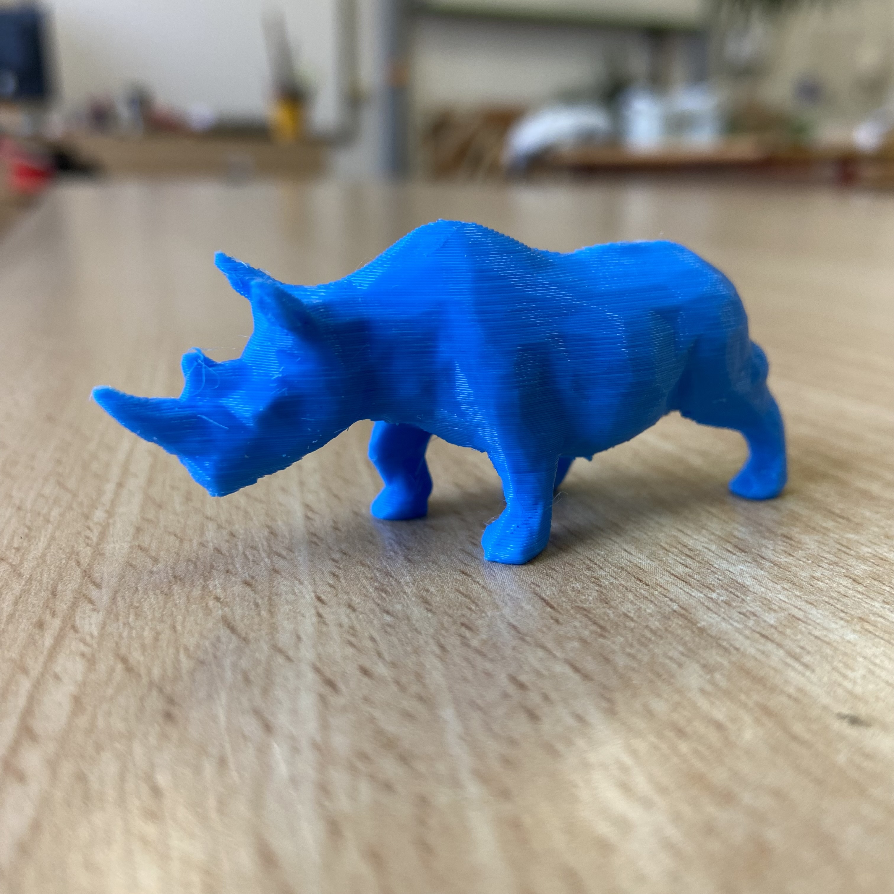 Low poly rhino by Lupen | Download free STL model | Printables.com