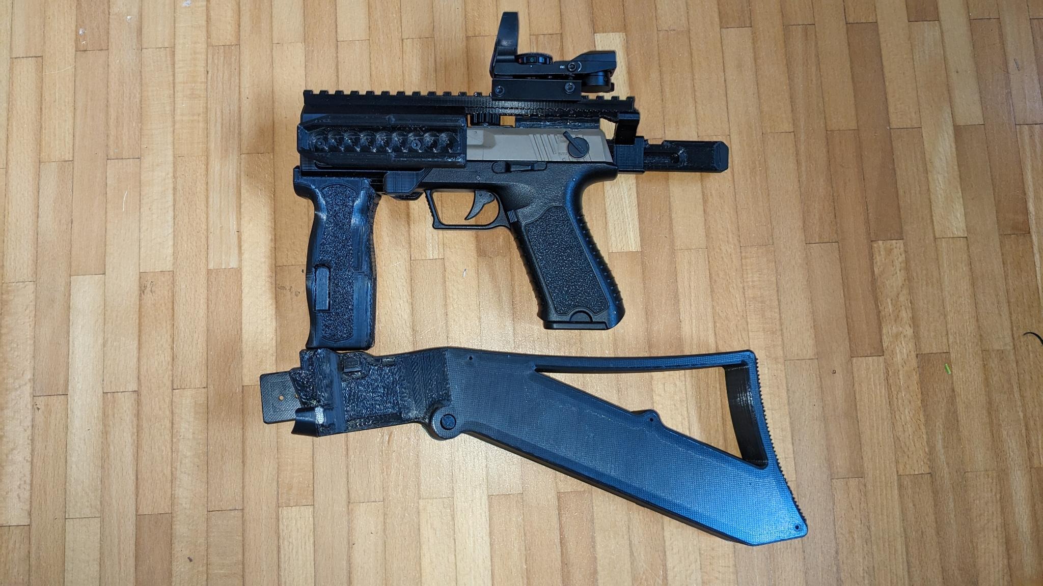 Cyma CM 127 Carbine Conversion/ Rony by Scoutjango | Download free STL ...