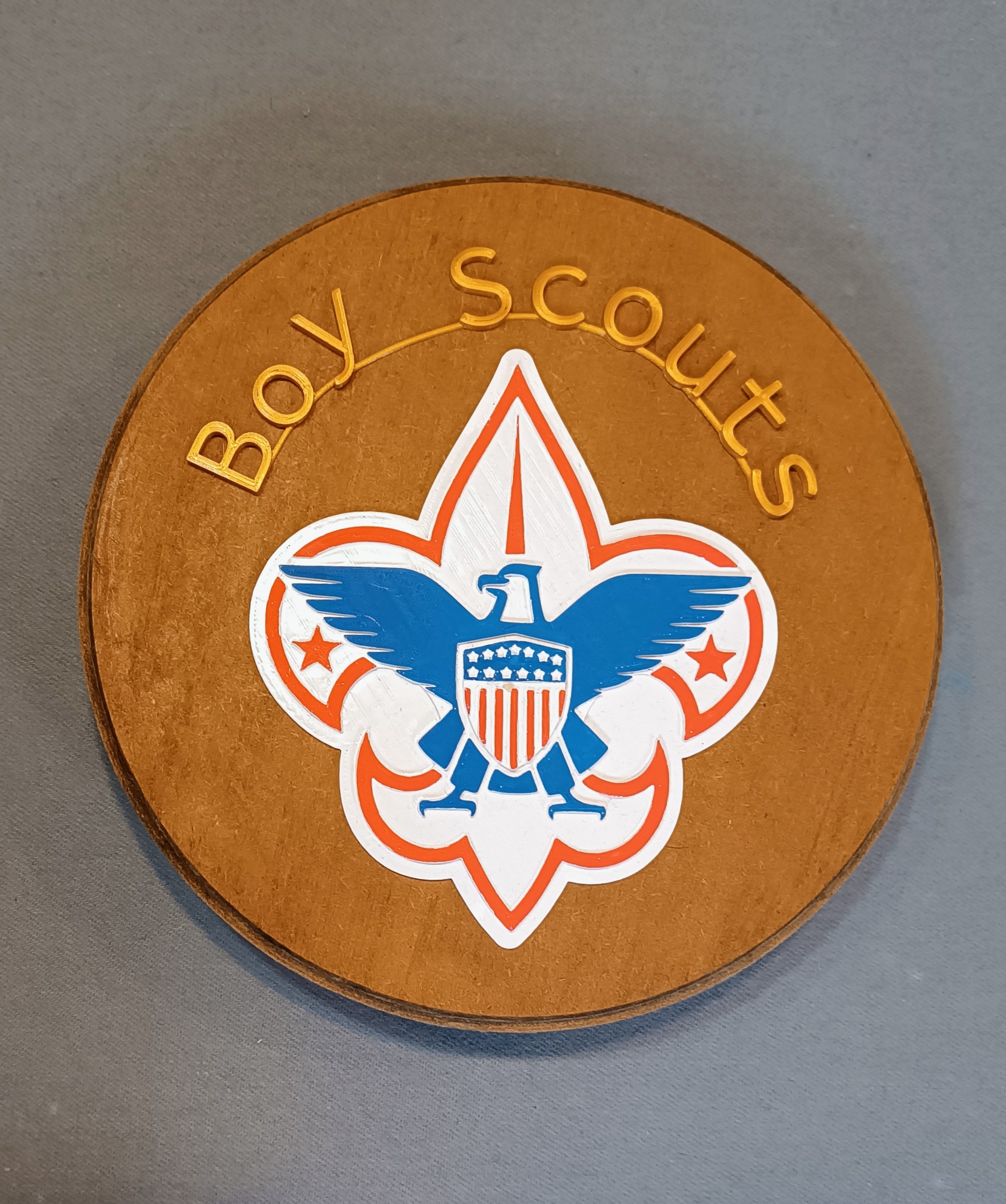 Boy Scouts of America Logo real 3D (different layers) by Baloo 3D ...