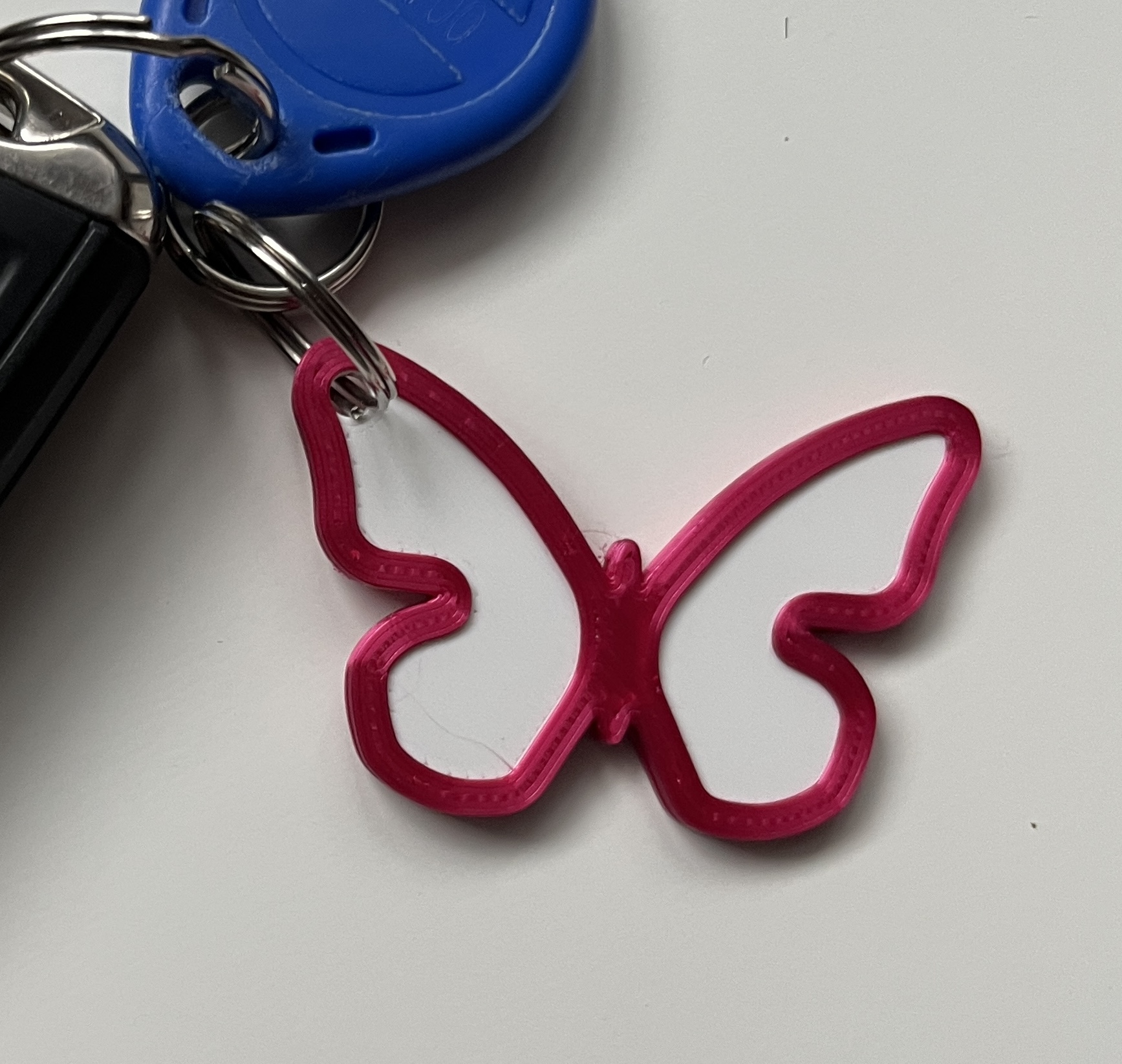 Butterfly keyring by MK Design | Download free STL model | Printables.com