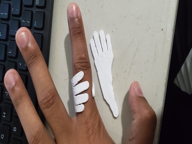 The Hand Ring by Randy | Download free STL model | Printables.com