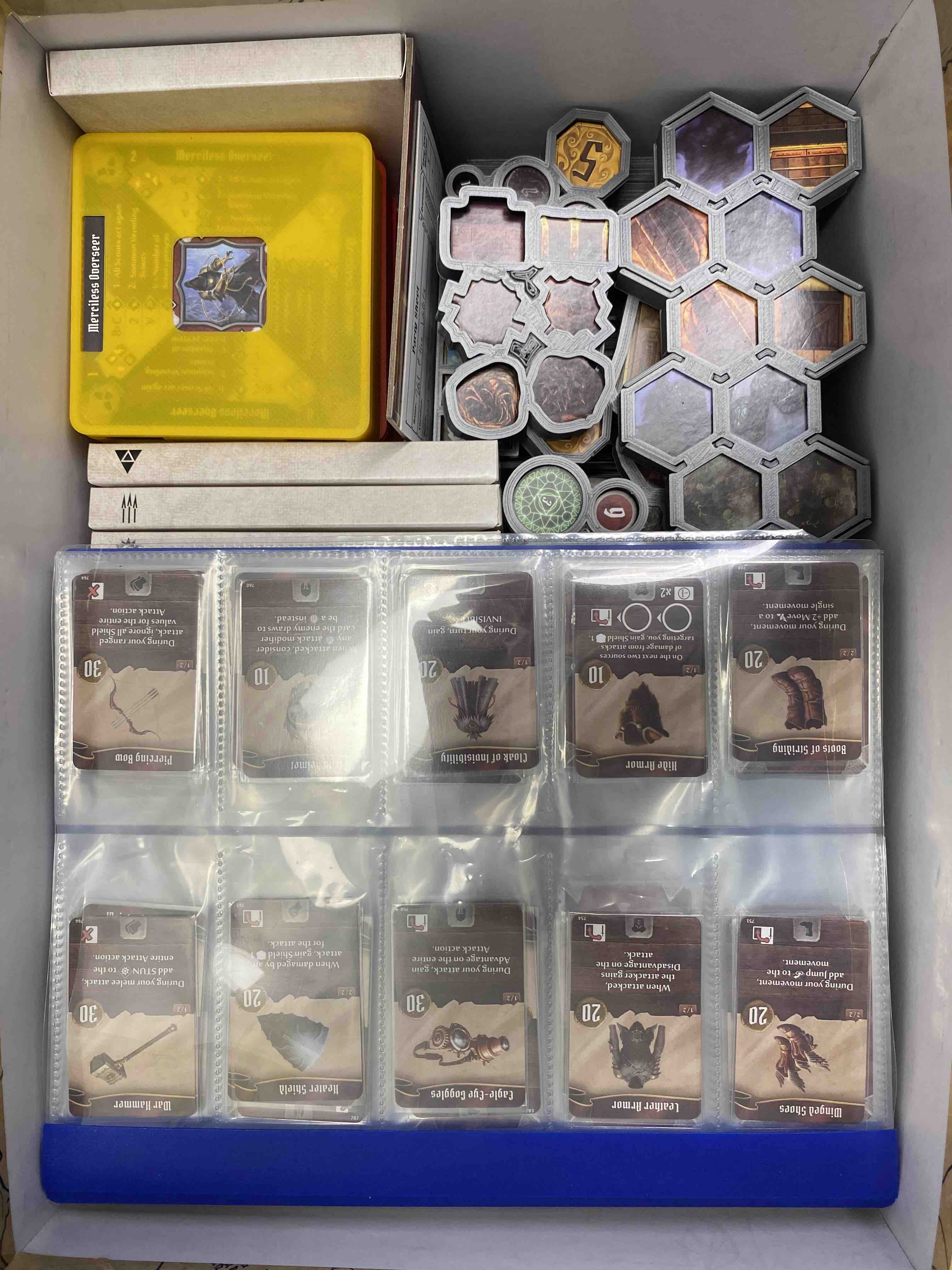 Gloomhaven Sleeved Cards Storage Organizer Remix by Valhalalala ...