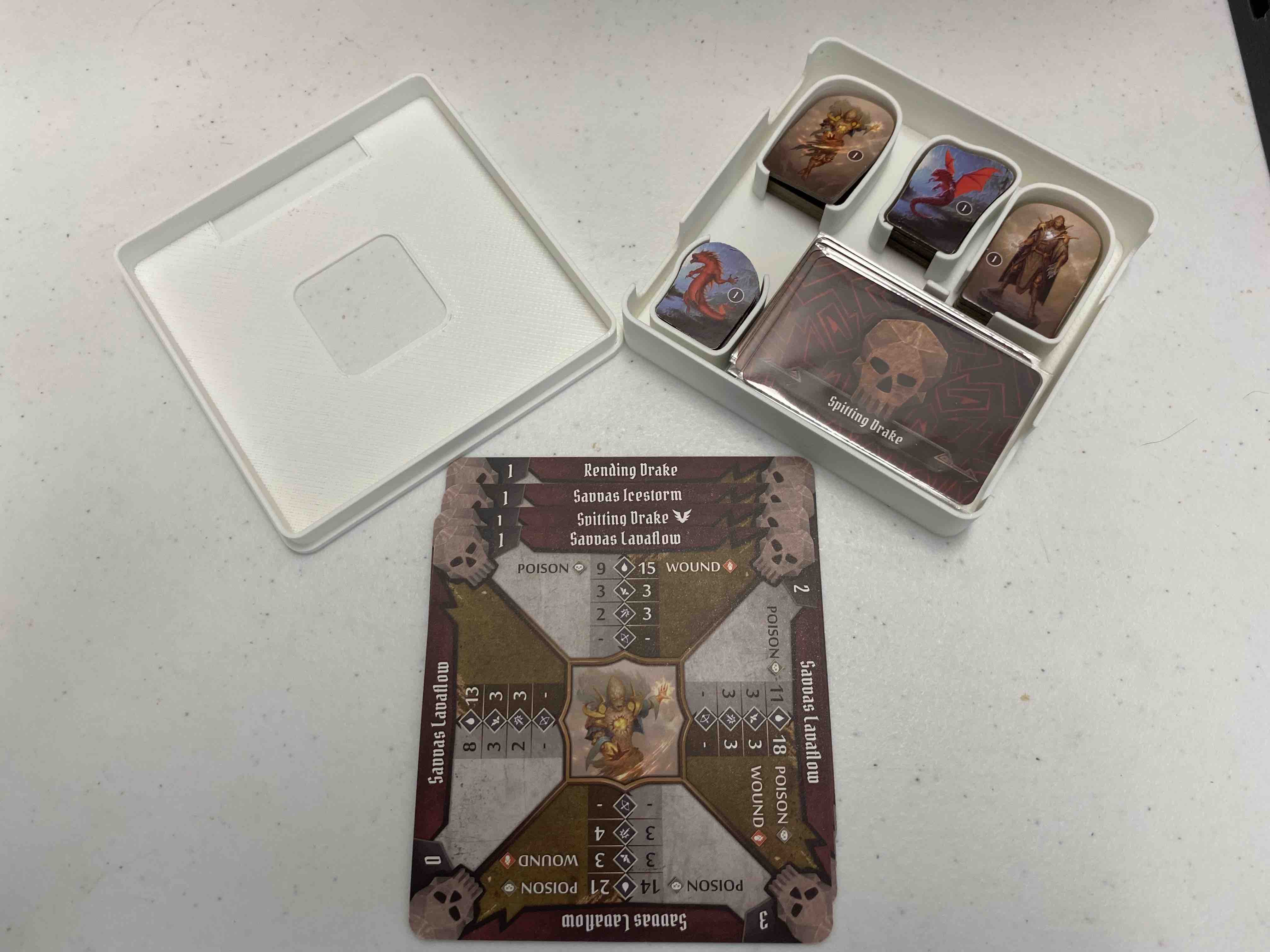Gloomhaven Sleeved Cards Storage Organizer Remix by Valhalalala ...