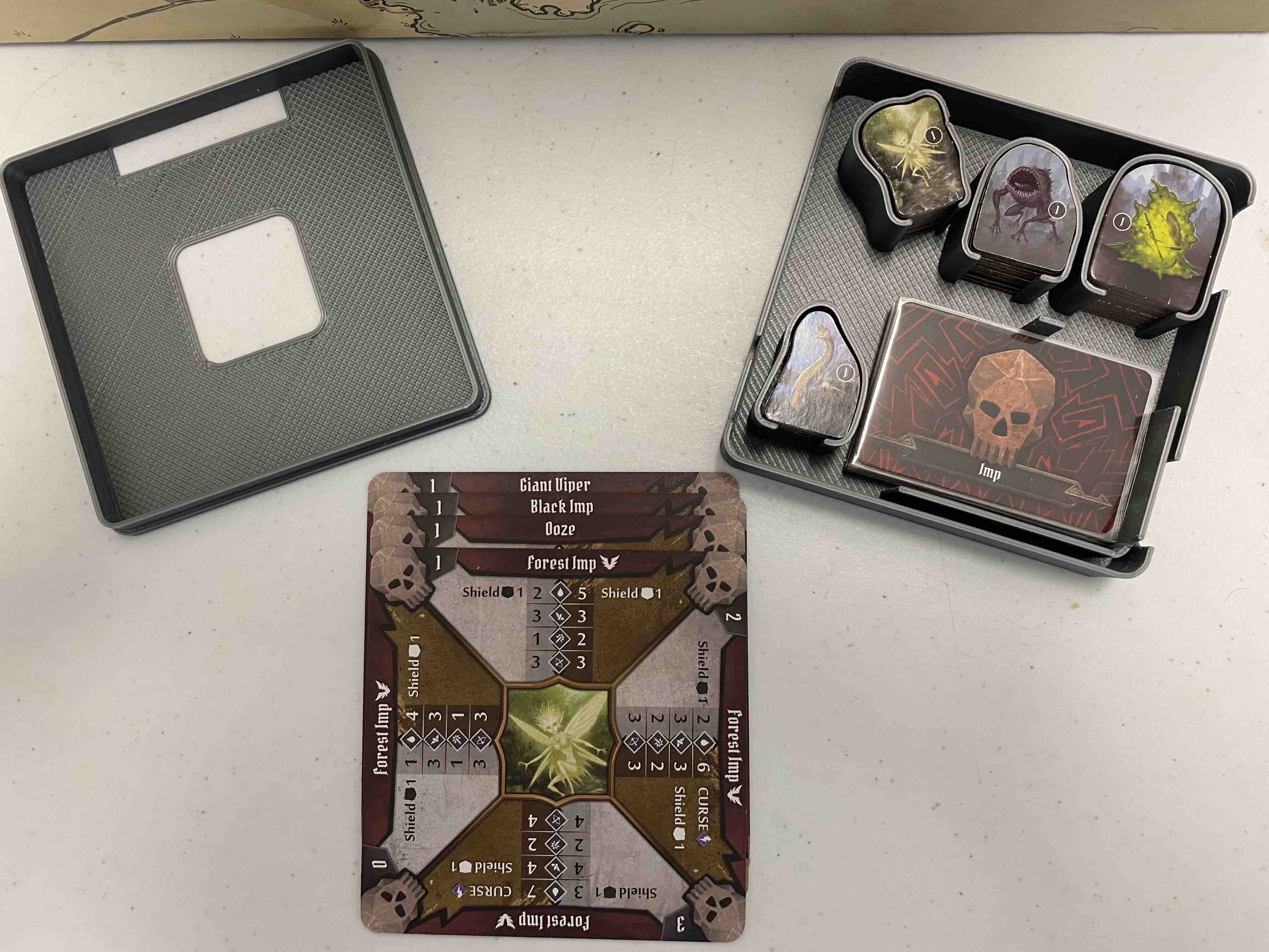 Gloomhaven Sleeved Cards Storage Organizer Remix by Valhalalala ...