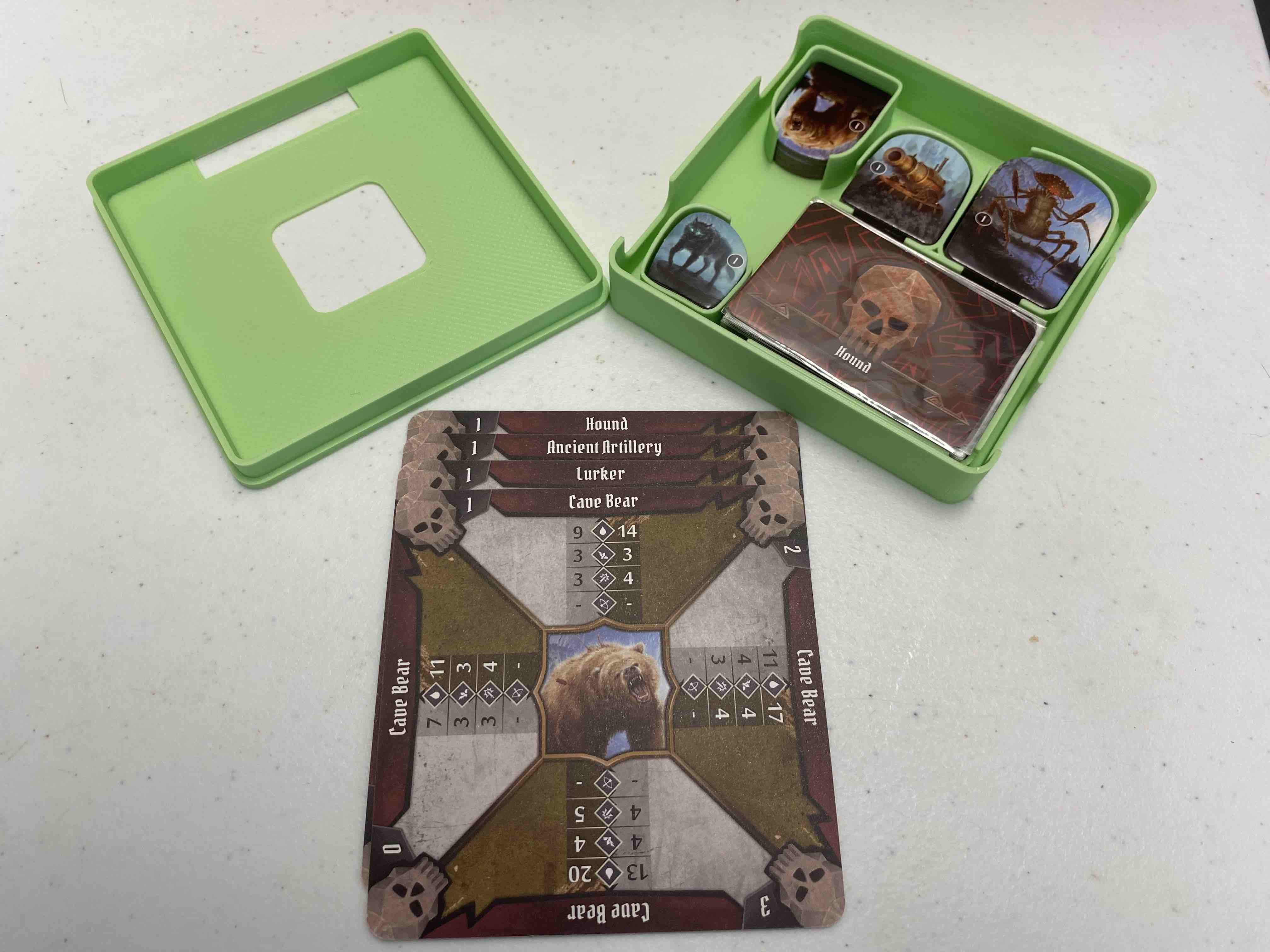 Gloomhaven Sleeved Cards Storage Organizer Remix by Valhalalala ...