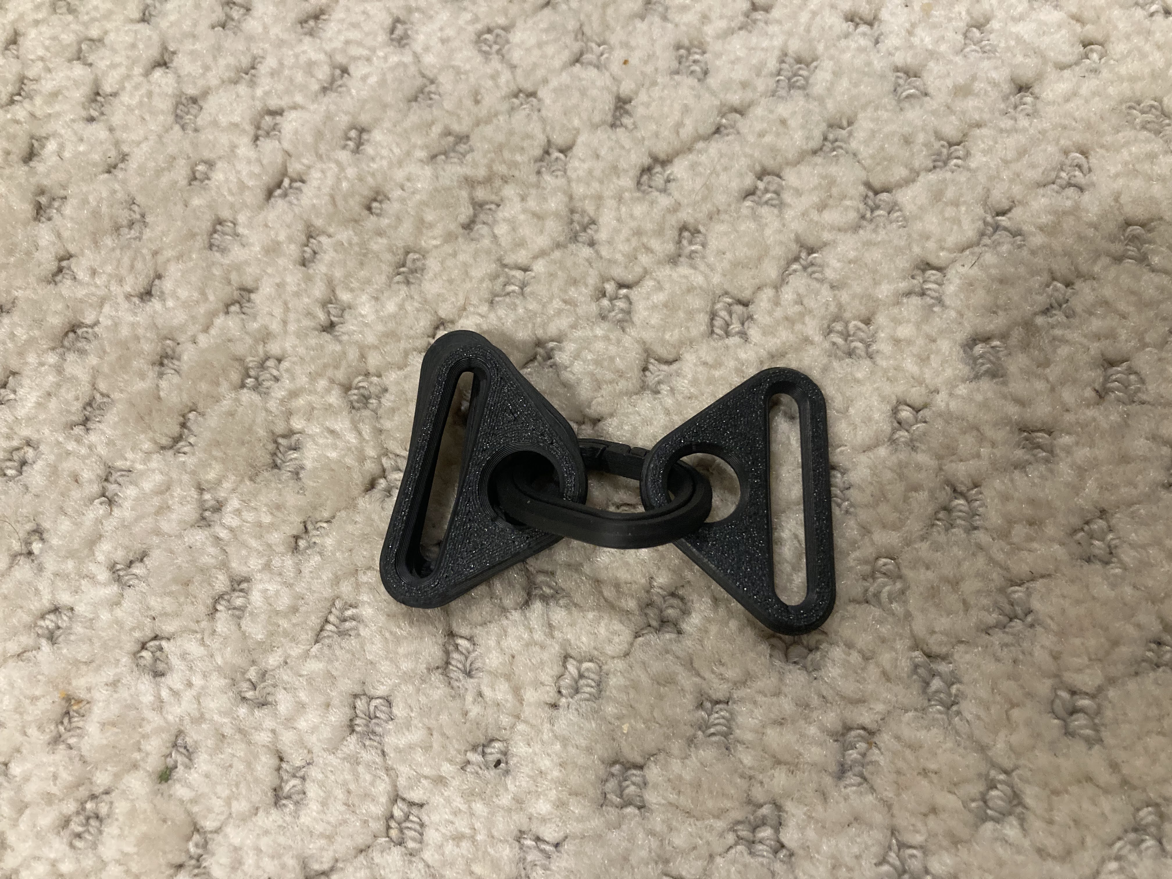 Triangle ring for strap / webbing by roosterCorn | Download free STL ...