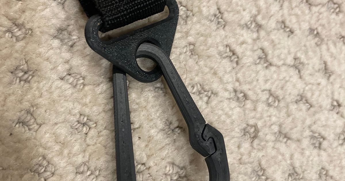 Triangle ring for strap / webbing by roosterCorn | Download free STL ...