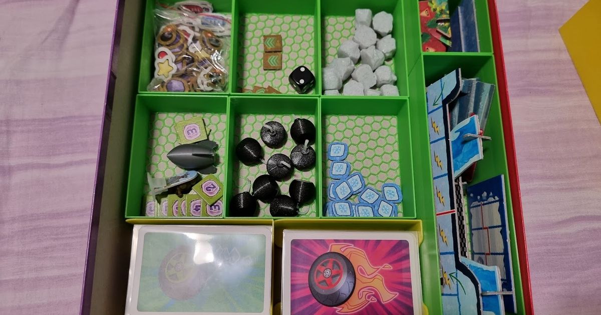 Rush & bash board game insert by Qualith | Download free STL model ...