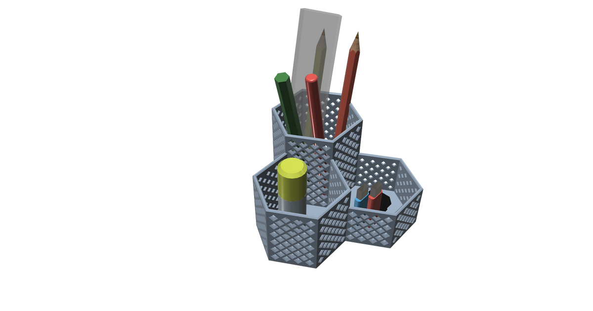 Pencil holder by REDZC | Download free STL model | Printables.com