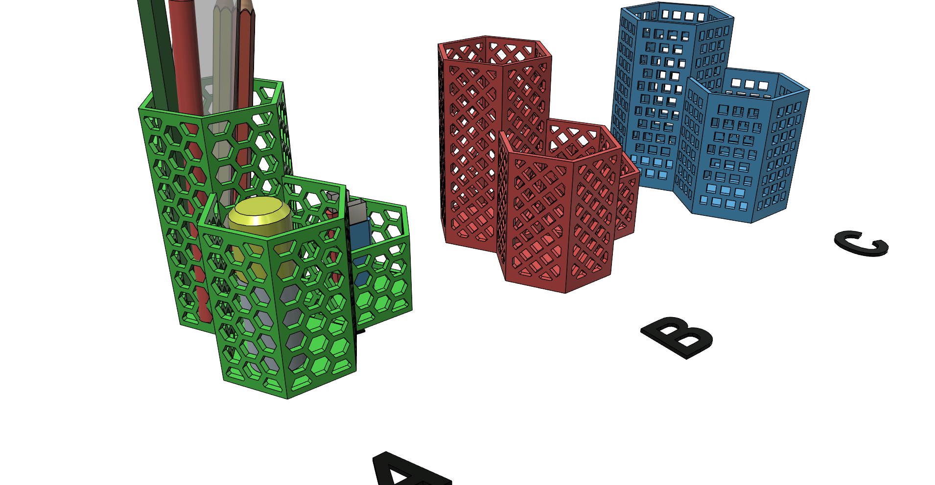 Pencil holder by REDZC | Download free STL model | Printables.com