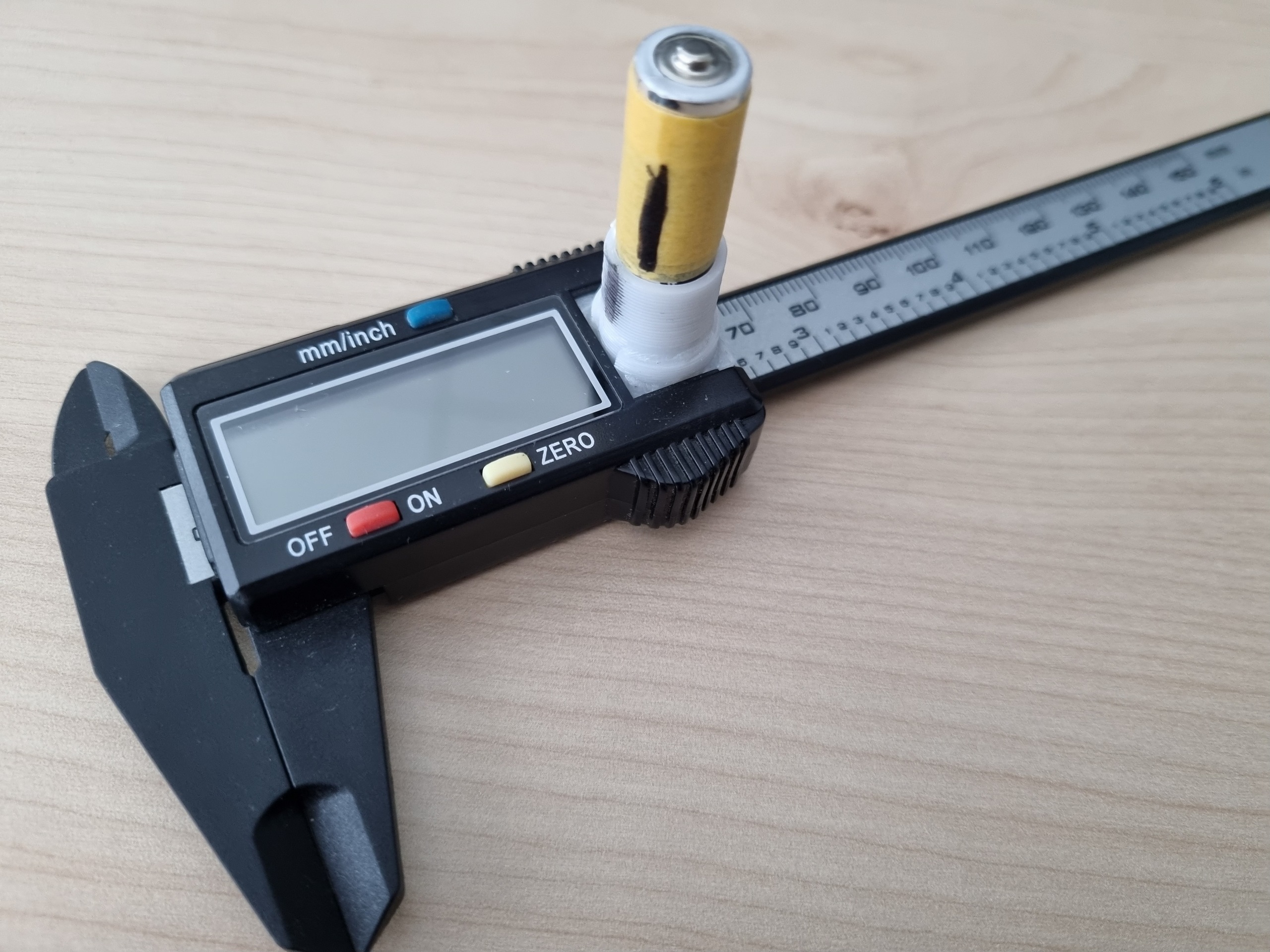 simplest AAA Battery Holder for your Caliper by Nils | Download free ...