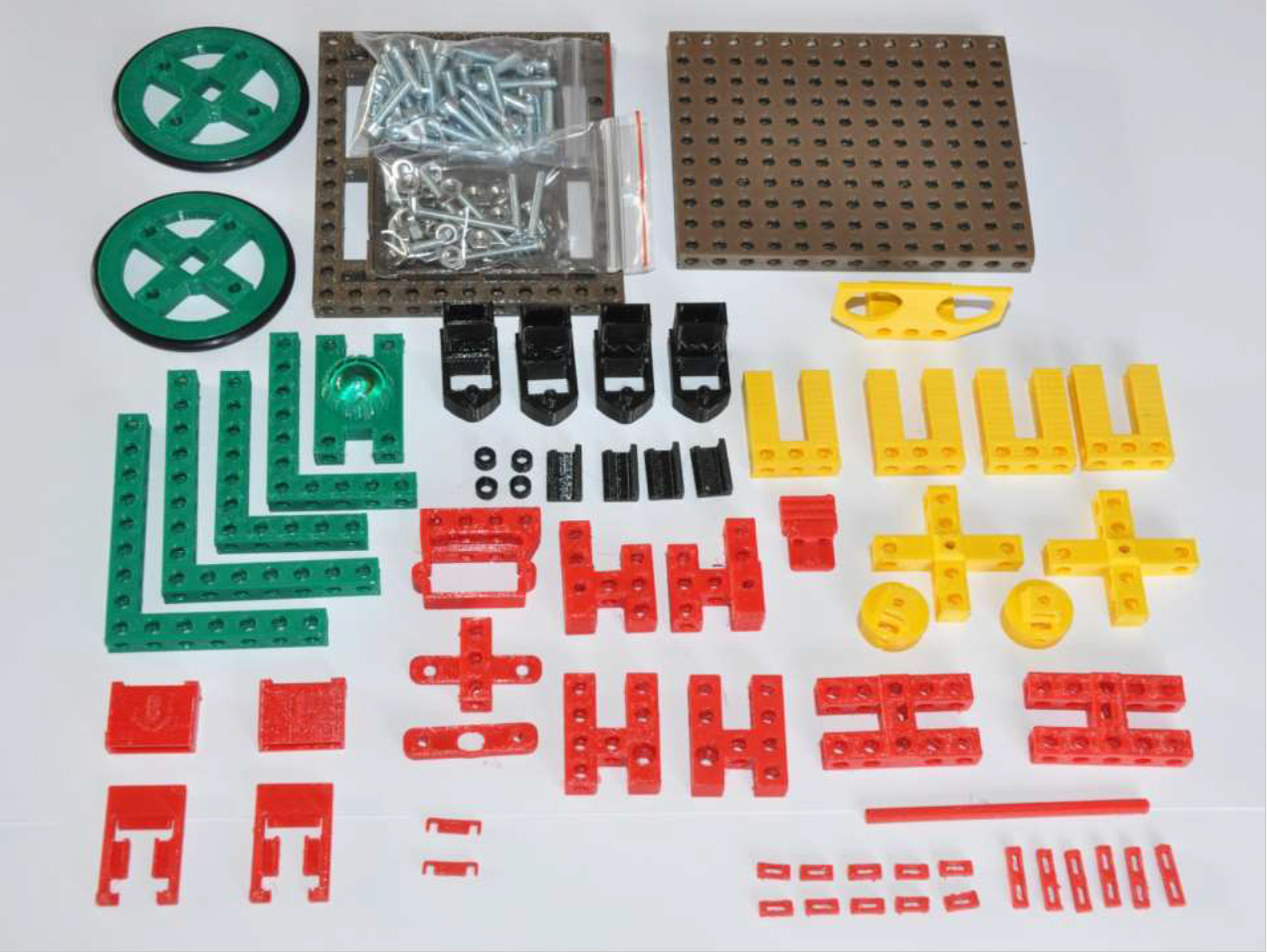 Line Follow Robot - Using Arduino Parts by Berg | Download free STL ...