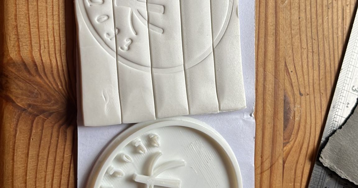 Icing stamp for wedding by Twebb88 | Download free STL model ...