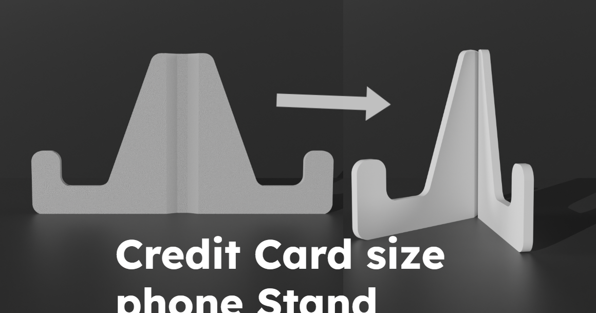 Credit Card Size Phone Stand Print Is In Only 12 Minutes By credit-card-size-phone-stand-print-is-in-only-12-minutes-by