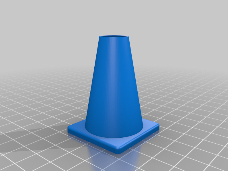 Traffic cone printing test model 3 part by Duo | Download free STL ...